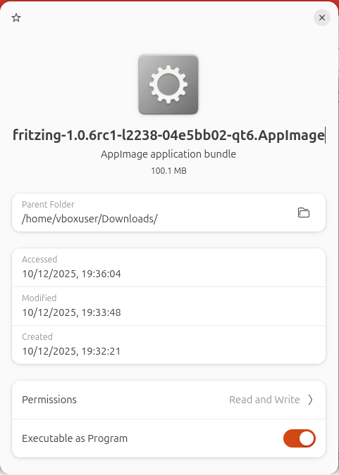 Installing Fritzing on Linux